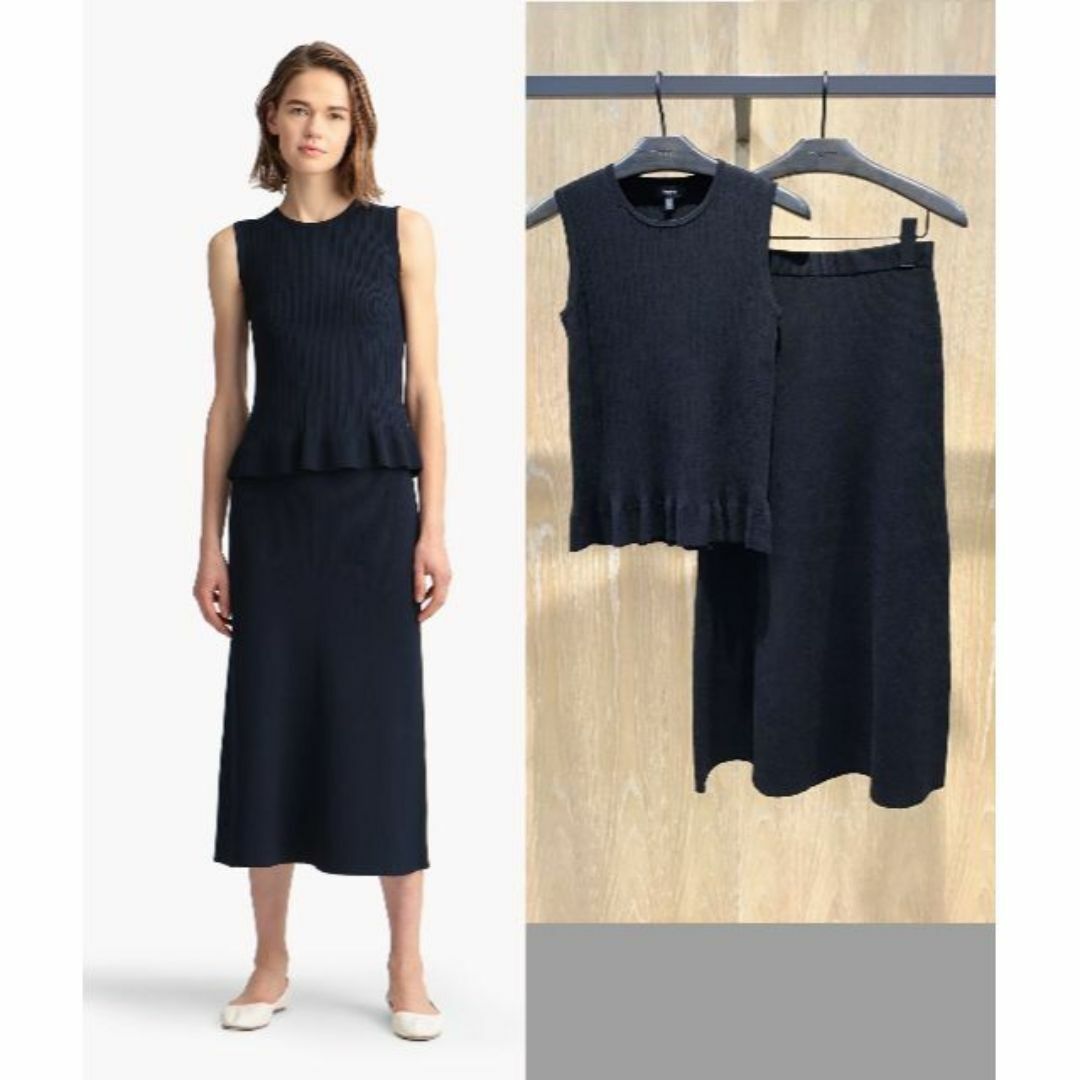 Theory - Theory 20SS セオリー ミモレ丈スカート ペプラム Theory - Theory 20SS セオリー ミモレ丈スカート ペプラム