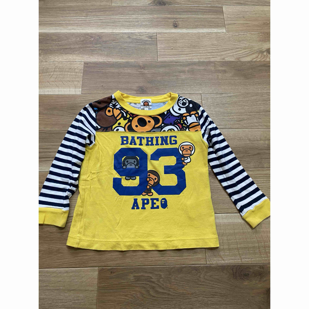 A BATHING APE - エイプ 長袖カットソーの通販 by 晴空ママshop A BATHING APE - エイプ 長袖カットソーの通販 by 晴空ママshop