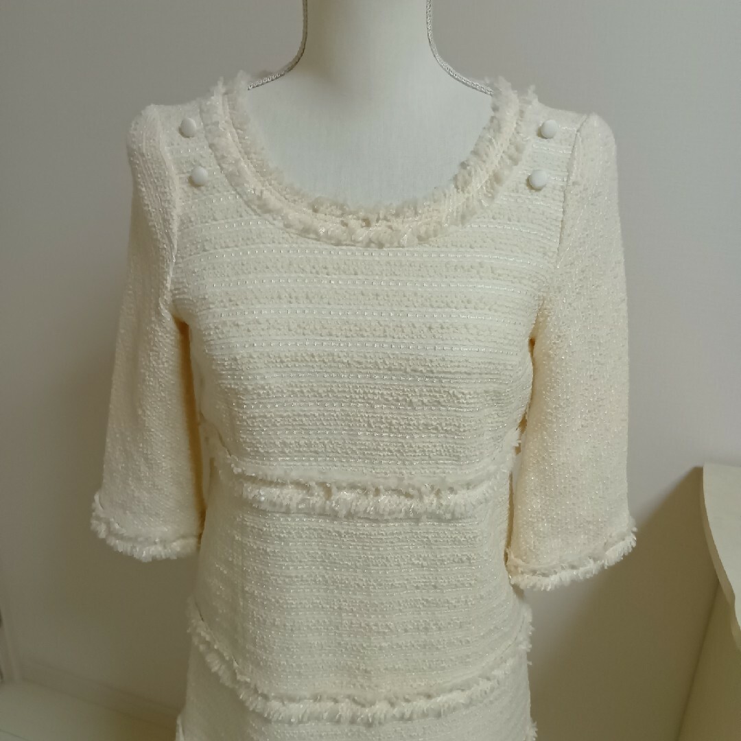 TO BE CHIC - TO BE CHIC ツィードワンピースの通販 by TO BE CHIC - TO BE CHIC ツィードワンピースの通販 by