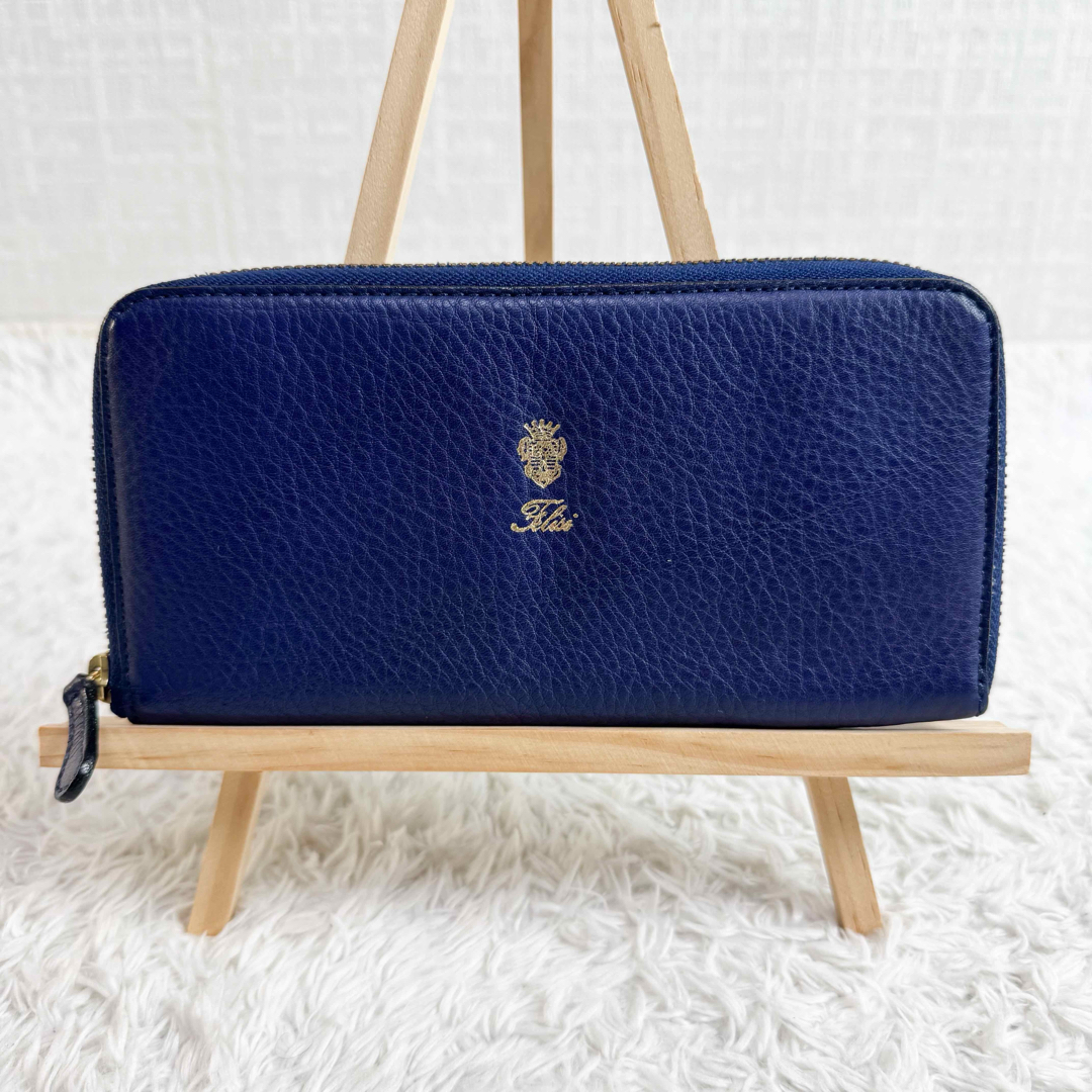 Felisi - 【美品】フェリージ 長財布 ラウンドファスナー レザー Felisi - 【美品】フェリージ 長財布 ラウンドファスナー レザー