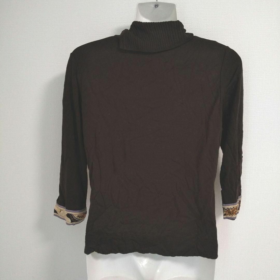 LEONARD - ky73【美品】LEONARDFASHION カシミア100 ニットソー LEONARD - ky73【美品】LEONARDFASHION カシミア100 ニットソー