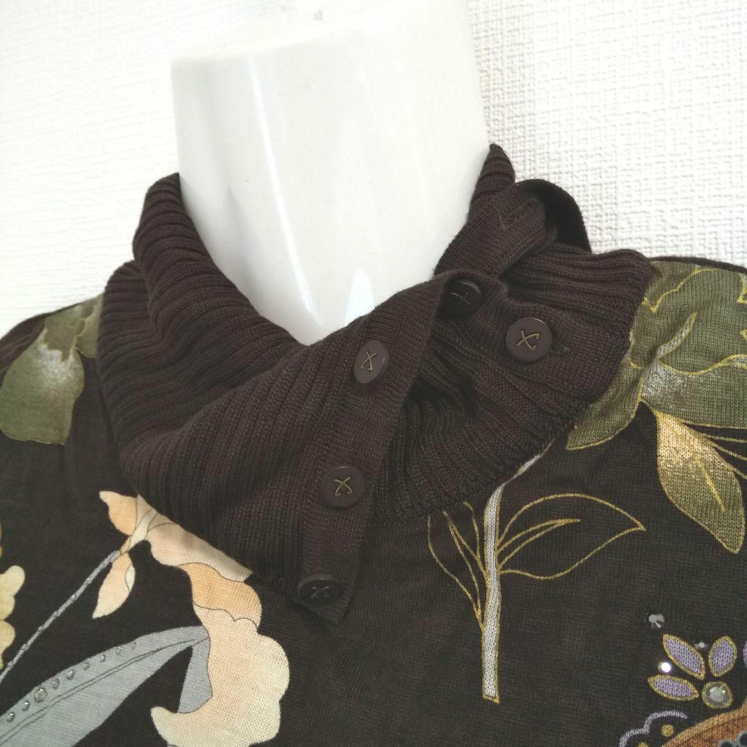 LEONARD - ky73【美品】LEONARDFASHION カシミア100 ニットソー LEONARD - ky73【美品】LEONARDFASHION カシミア100 ニットソー