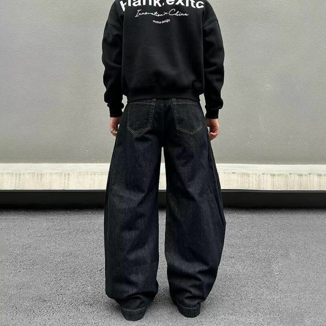 新品】バギーデニム 激太menes jaded london bigboy似の通販 by 新品】バギーデニム 激太menes jaded london bigboy似の通販 by