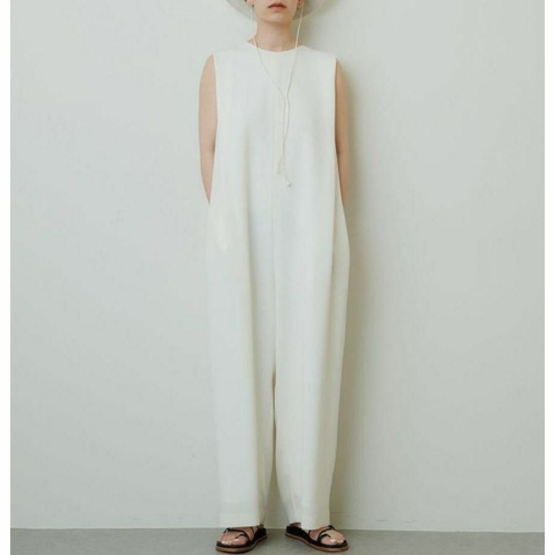 Whim Gazette - 新品 Whim Gazette 二重織ノースリーブジャンプ Whim Gazette - 新品 Whim Gazette 二重織ノースリーブジャンプ