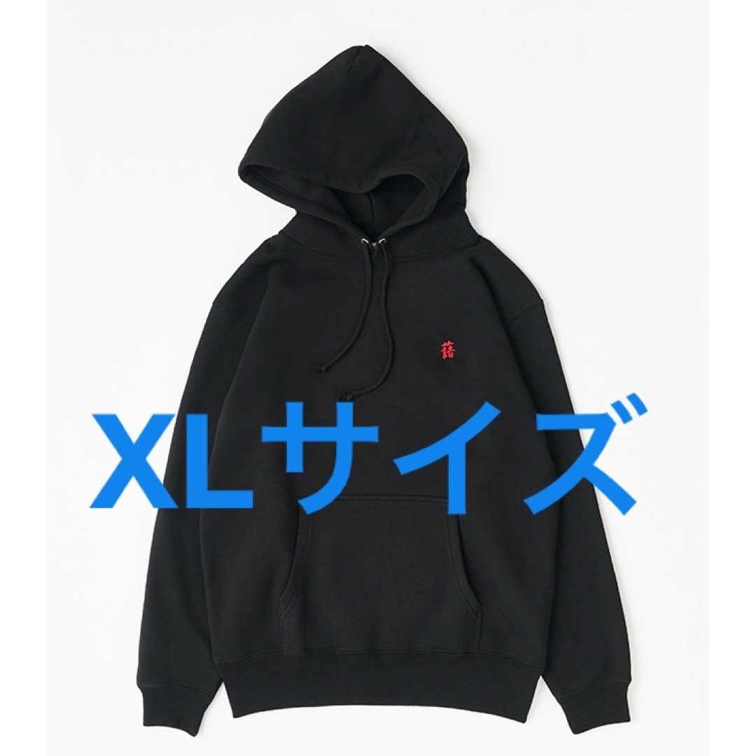 XLサイズ】THA BLUE HERB 漢字ロゴ刺繍 パーカー 黒の通販 by XLサイズ】THA BLUE HERB 漢字ロゴ刺繍 パーカー 黒の通販 by