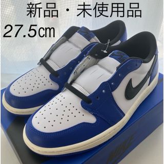 NIKE - 新品!エアジョーダン1 レトロ ロー白×青×赤 US10 NIKE NIKE - 新品!エアジョーダン1 レトロ ロー白×青×赤 US10 NIKE