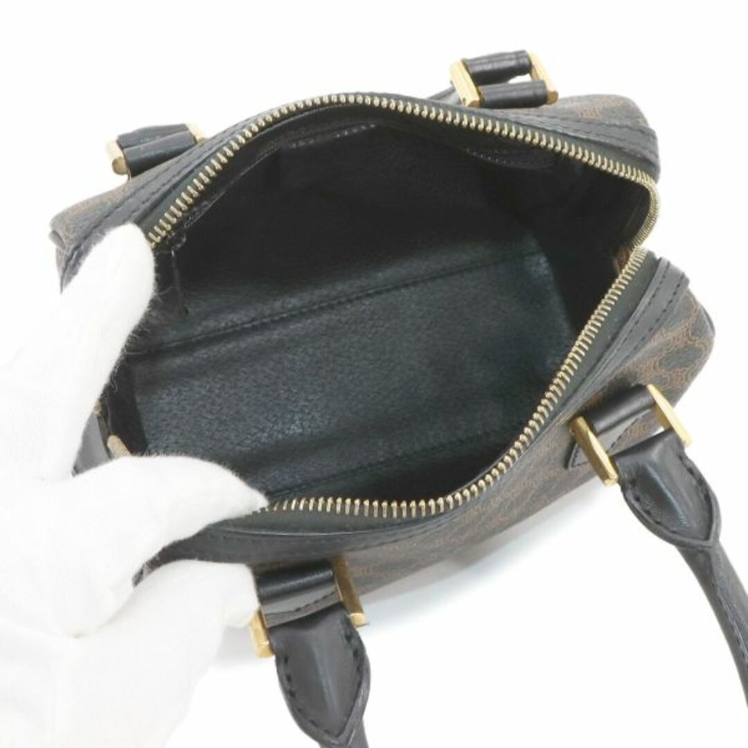 CELINE - 美品 セリーヌ CELINE マカダム柄 ミニ ハンド バッグ CELINE - 美品 セリーヌ CELINE マカダム柄 ミニ ハンド バッグ