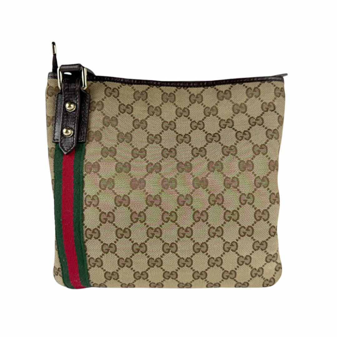 GUCCI - グッチ GUCCI 斜め掛けショルダーバッグ GGキャンバス GUCCI - グッチ GUCCI 斜め掛けショルダーバッグ GGキャンバス