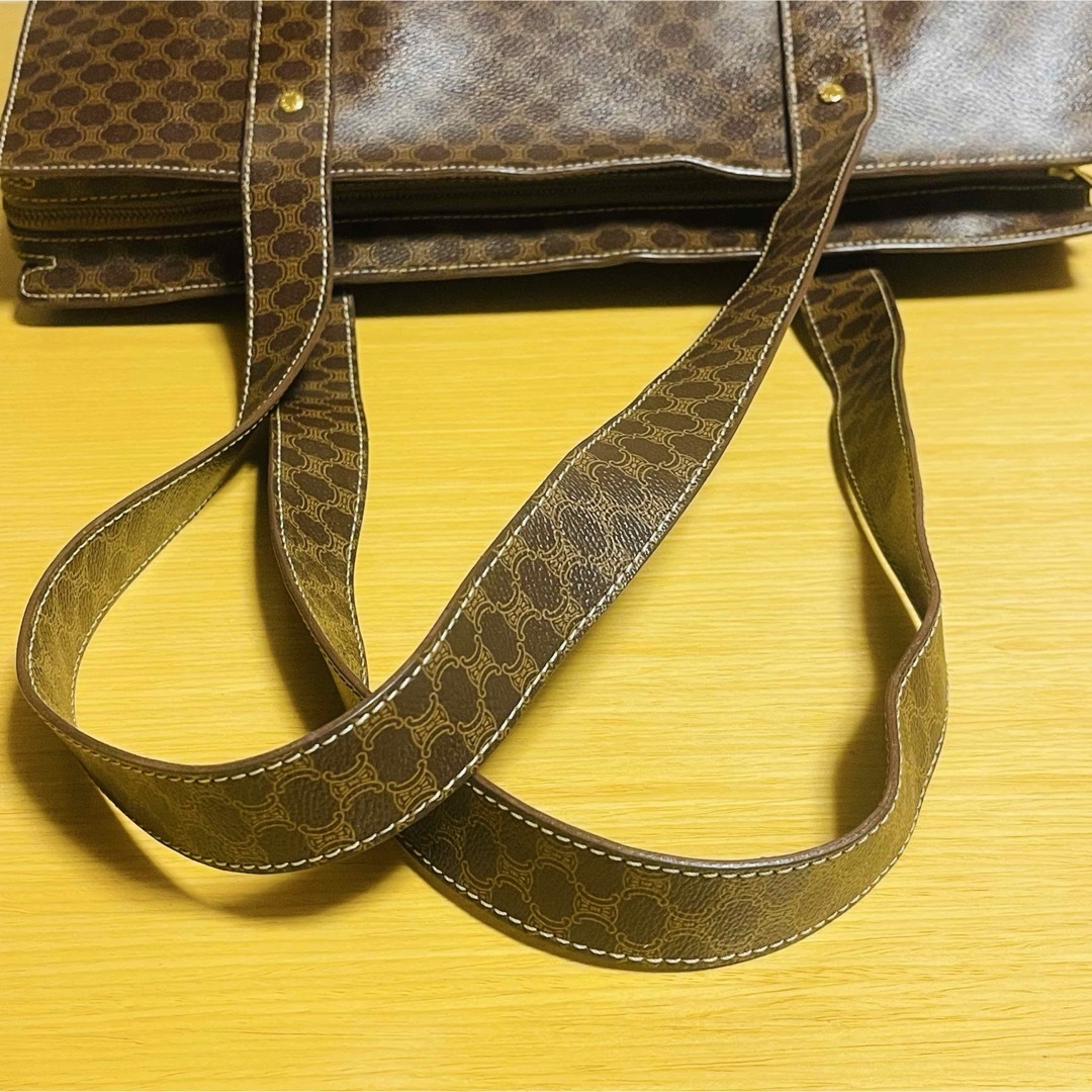 CELINE - 【美品】CELINEセリーヌ マカダム柄 トートバッグ CELINE - 【美品】CELINEセリーヌ マカダム柄 トートバッグ