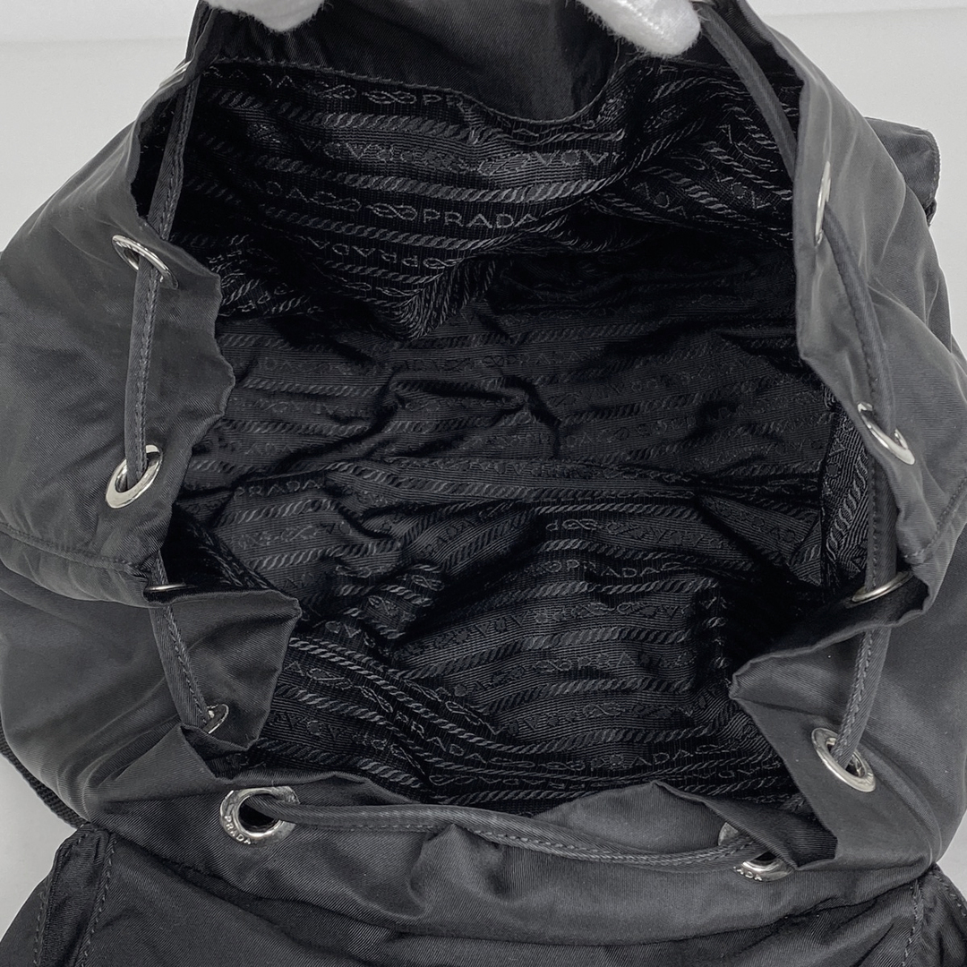 PRADA - プラダ ロゴプレート リュックサック レディース 【中古 PRADA - プラダ ロゴプレート リュックサック レディース 【中古