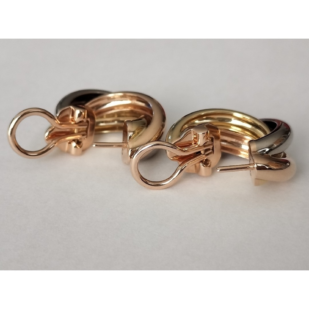 Cartier - 美品カルティエトリニティピアス クラシックサイズ Cartier - 美品カルティエトリニティピアス クラシックサイズ