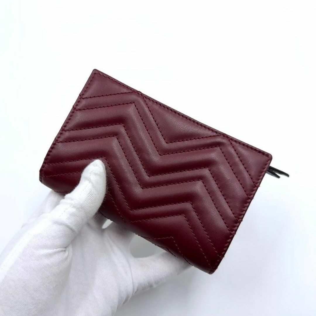 GUCCI - ◇グッチ◇781583/レザー/GGマーモント/二つ折り財布 GUCCI - ◇グッチ◇781583/レザー/GGマーモント/二つ折り財布