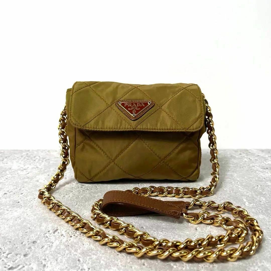 PRADA - 美品 PRADA プラダ キルティング チェーン ショルダー PRADA - 美品 PRADA プラダ キルティング チェーン ショルダー
