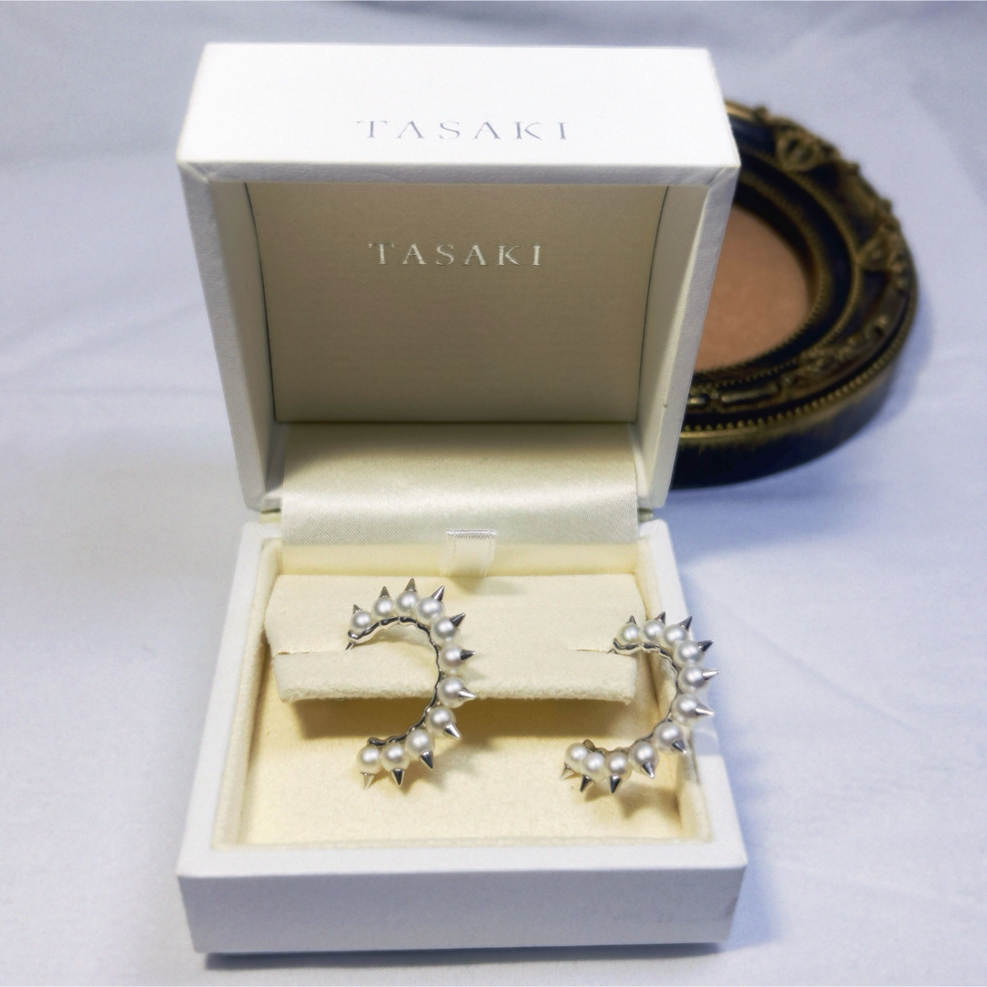 TASAKI - K18WG TASAKI タサキ デインジャー トライブ ピアス TASAKI - K18WG TASAKI タサキ デインジャー トライブ ピアス