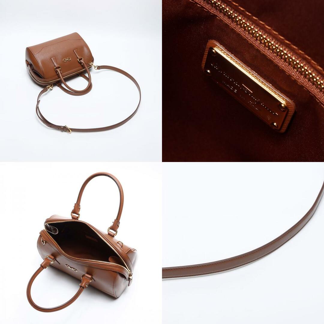 Salvatore Ferragamo - フェラガモ FERRAGAMO レザー ボストン Salvatore Ferragamo - フェラガモ FERRAGAMO レザー ボストン
