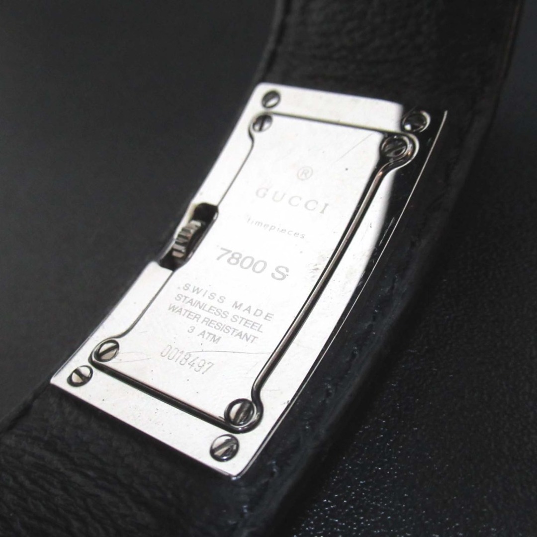 GUCCI - 美品 GUCCI グッチ クォーツ 2針式 クロコダイルレザー GUCCI - 美品 GUCCI グッチ クォーツ 2針式 クロコダイルレザー