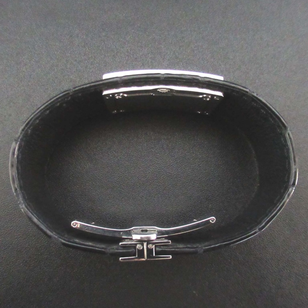GUCCI - 美品 GUCCI グッチ クォーツ 2針式 クロコダイルレザー GUCCI - 美品 GUCCI グッチ クォーツ 2針式 クロコダイルレザー