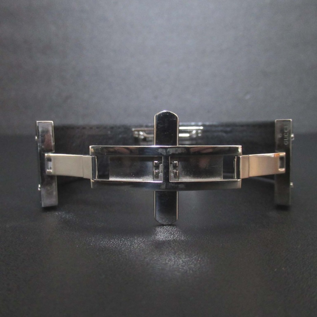 GUCCI - 美品 GUCCI グッチ クォーツ 2針式 クロコダイルレザー GUCCI - 美品 GUCCI グッチ クォーツ 2針式 クロコダイルレザー