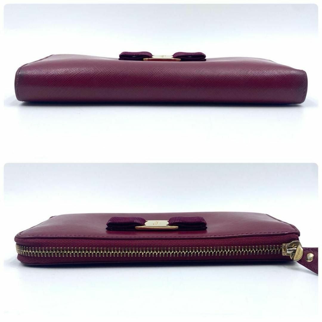 FERRAGAMO - 美品 Ferragamo 長財布 フェラガモ ラウンド FERRAGAMO - 美品 Ferragamo 長財布 フェラガモ ラウンド