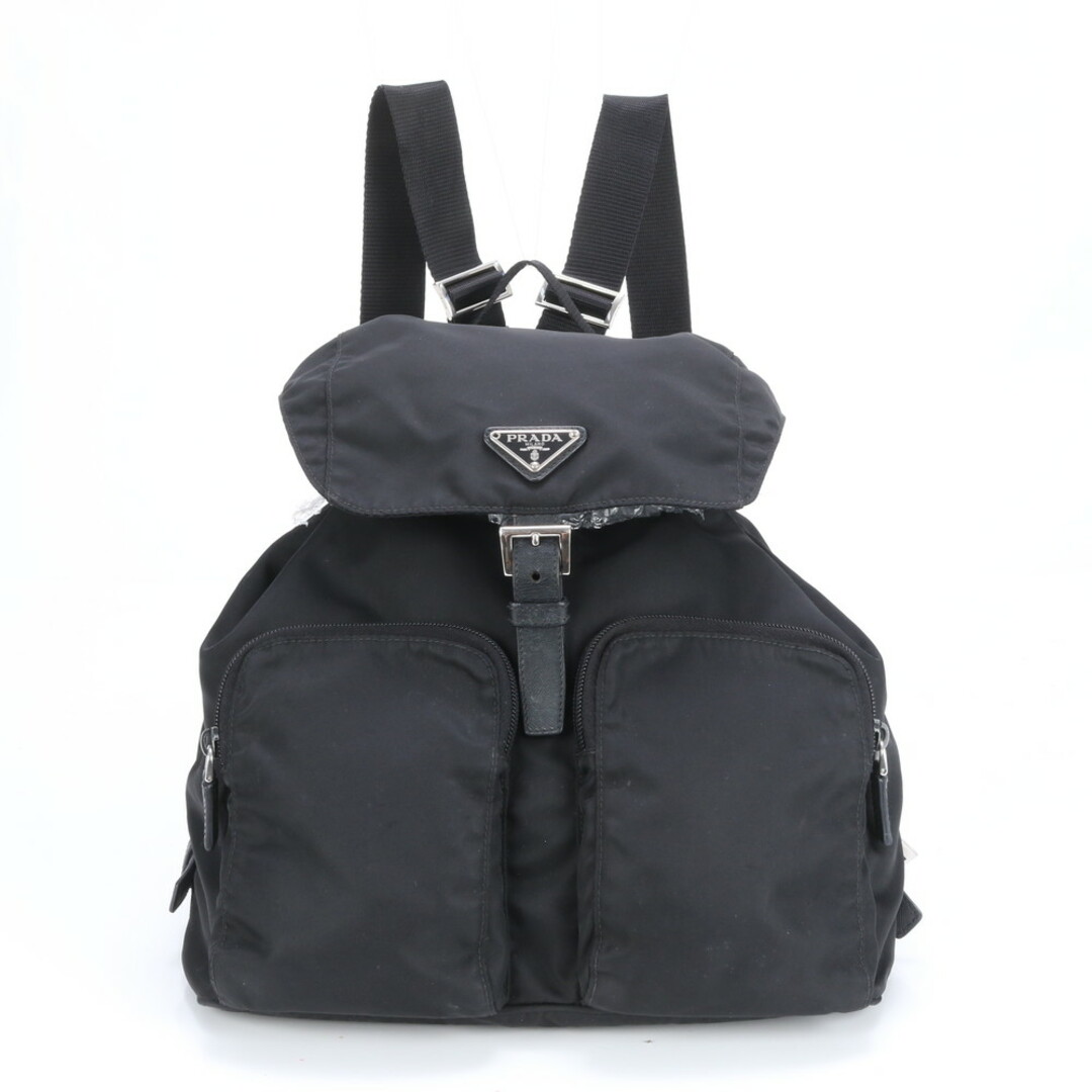 PRADA - 美品 プラダ テスート ナイロン 三角ロゴ レザー PRADA - 美品 プラダ テスート ナイロン 三角ロゴ レザー