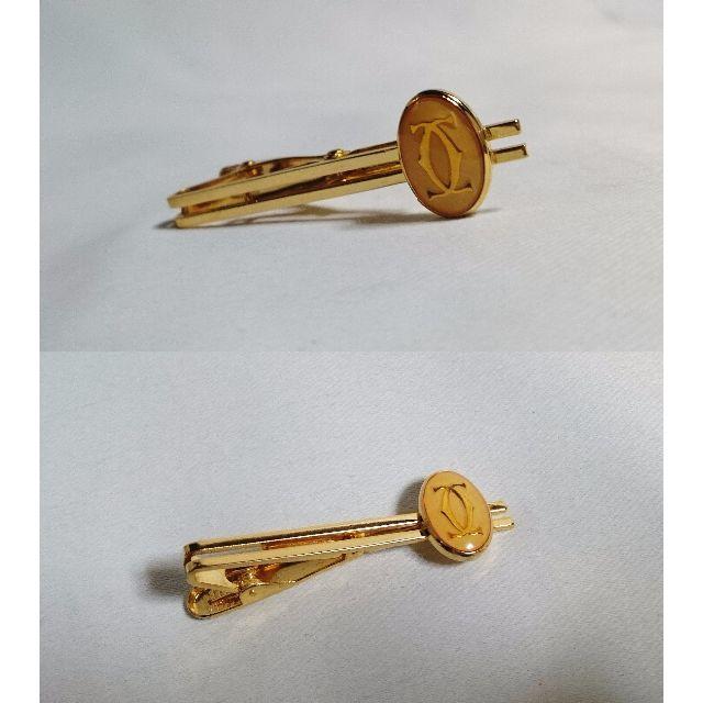 Cartier - 正規美 カルティエ ヴィンテージ 2Cロゴネクタイピン Cartier - 正規美 カルティエ ヴィンテージ 2Cロゴネクタイピン